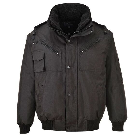 Portwest | Jackets & Coats | Portwest Mens 4 In Bomber Jacket Black ...